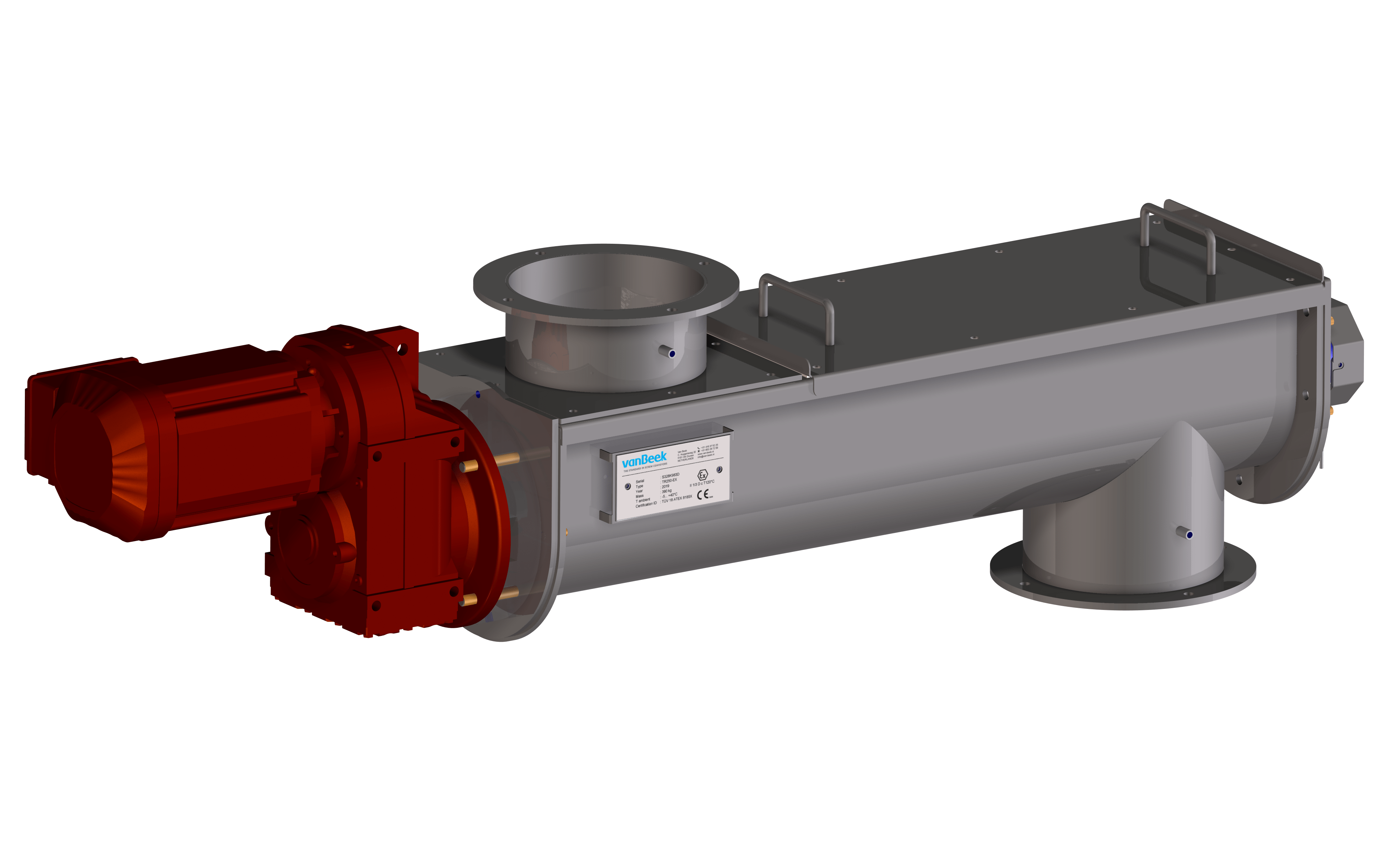 Closed trough screw conveyors | Van Beek