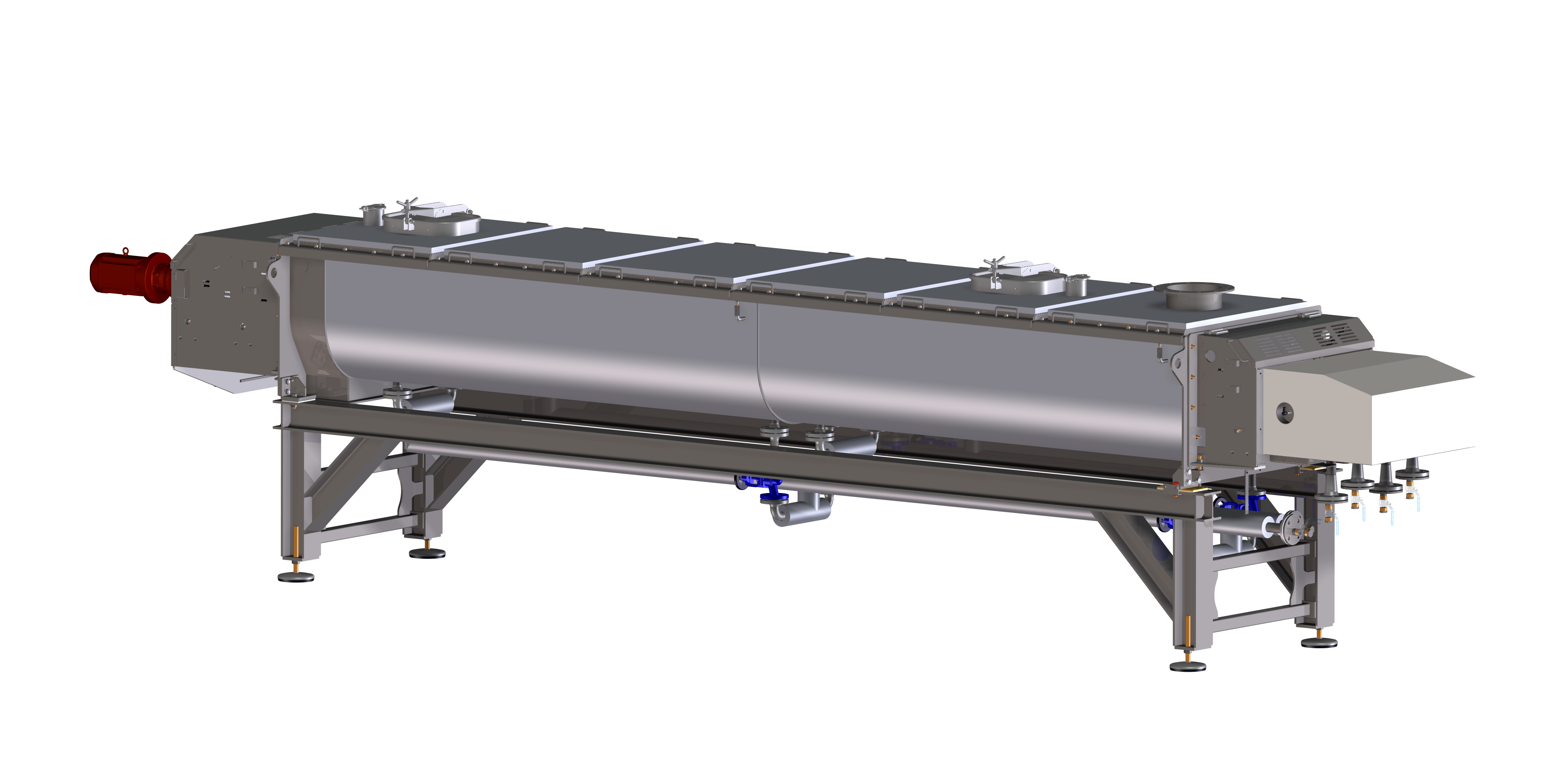 Screw heat exchangers for indirect heating | Van Beek